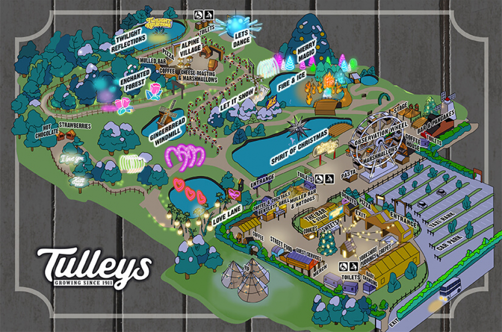 Dates & Times for Tulleys Christmas Light Festival